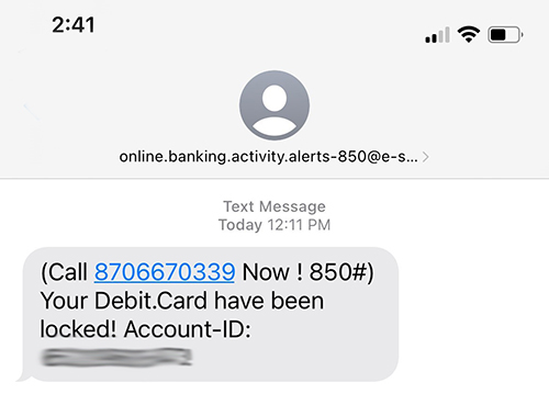 Fraudulent Text Alerts - Heartland Credit Union